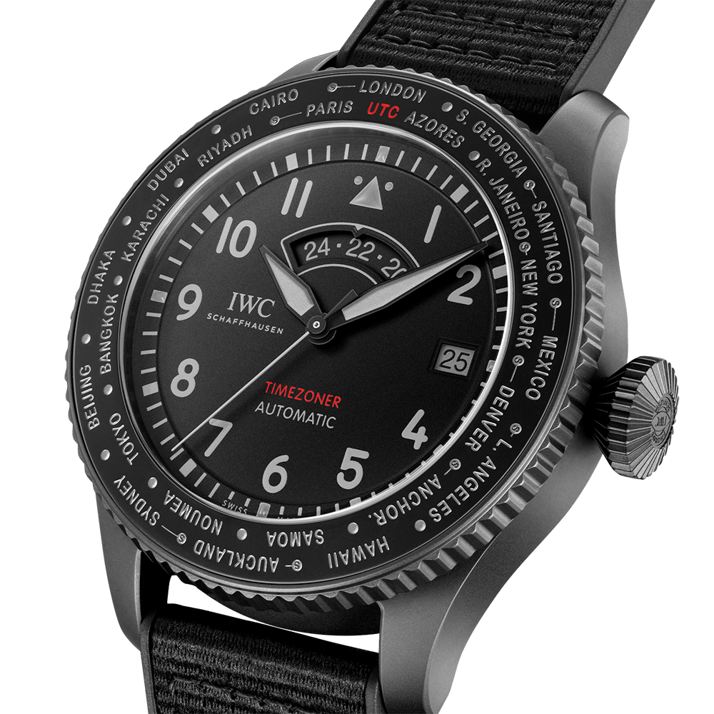 Big Pilot Timezoner Top Gun Ceratanium - iwcmx